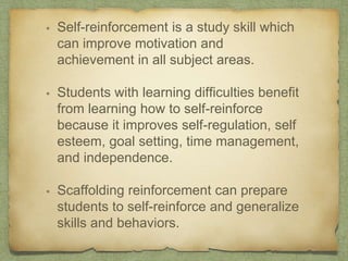 Self-Reinforcement | PPTX