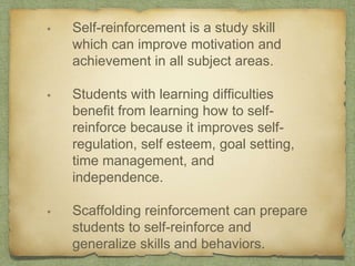 Self-Reinforcement | PPTX