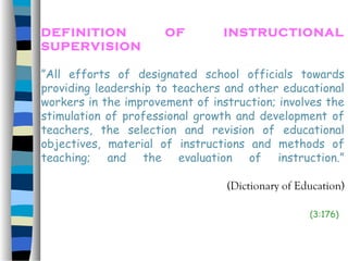 Instructional supervision | PPT