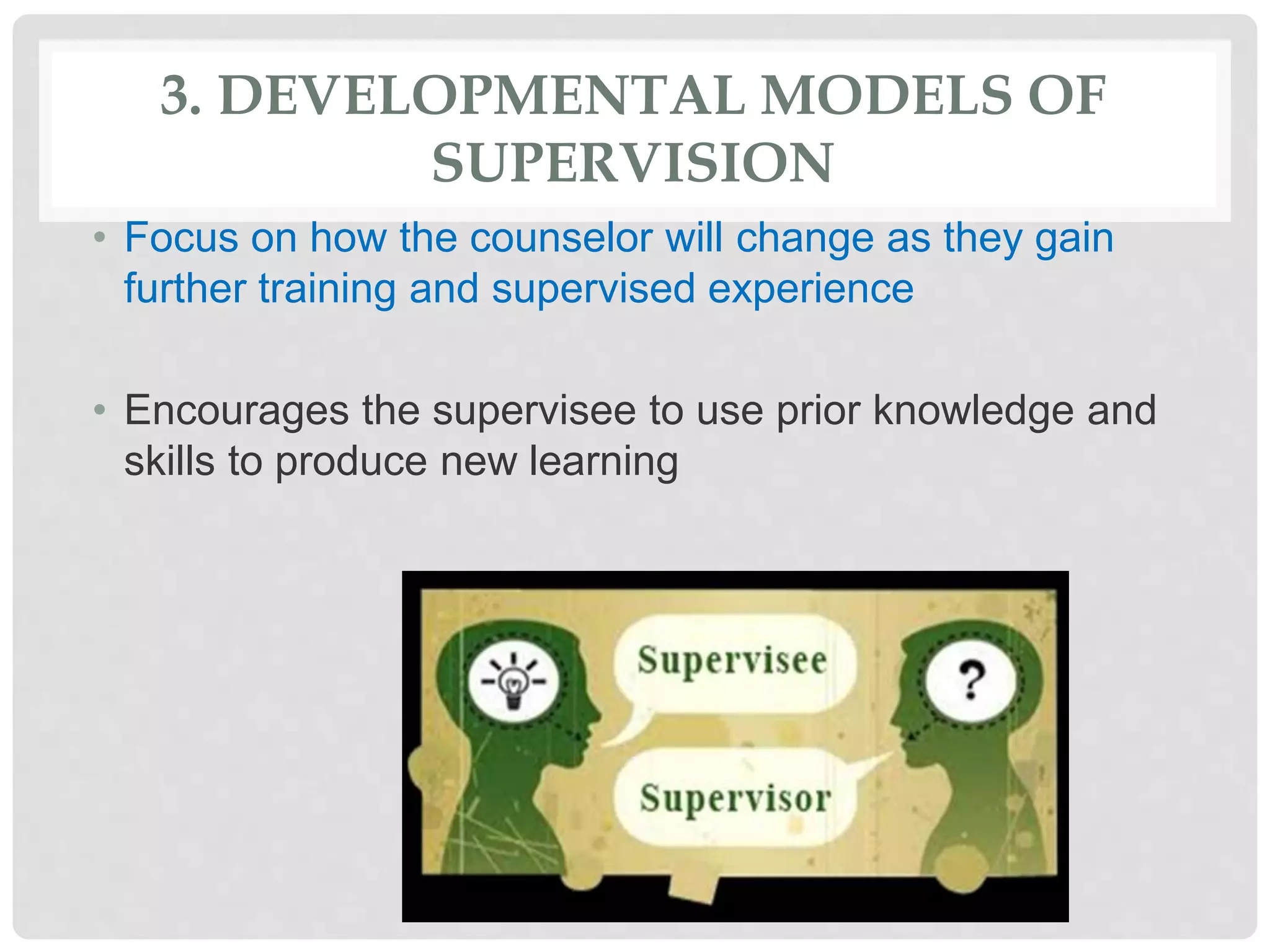 Instructional supervision,its models and school supervision | PPTX