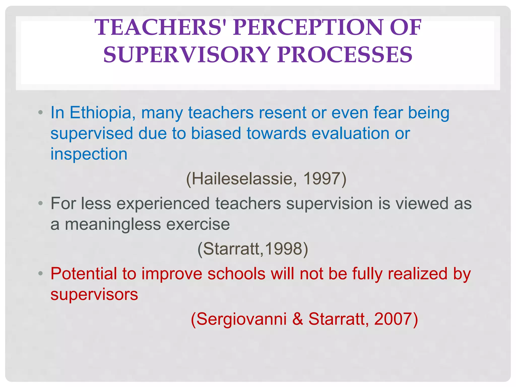 Instructional supervision,its models and school supervision | PPTX