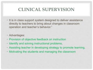 Instructional supervision,its models and school supervision | PPTX