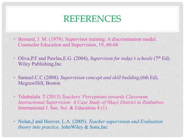 Instructional supervision,its models and school supervision | PPTX ...
