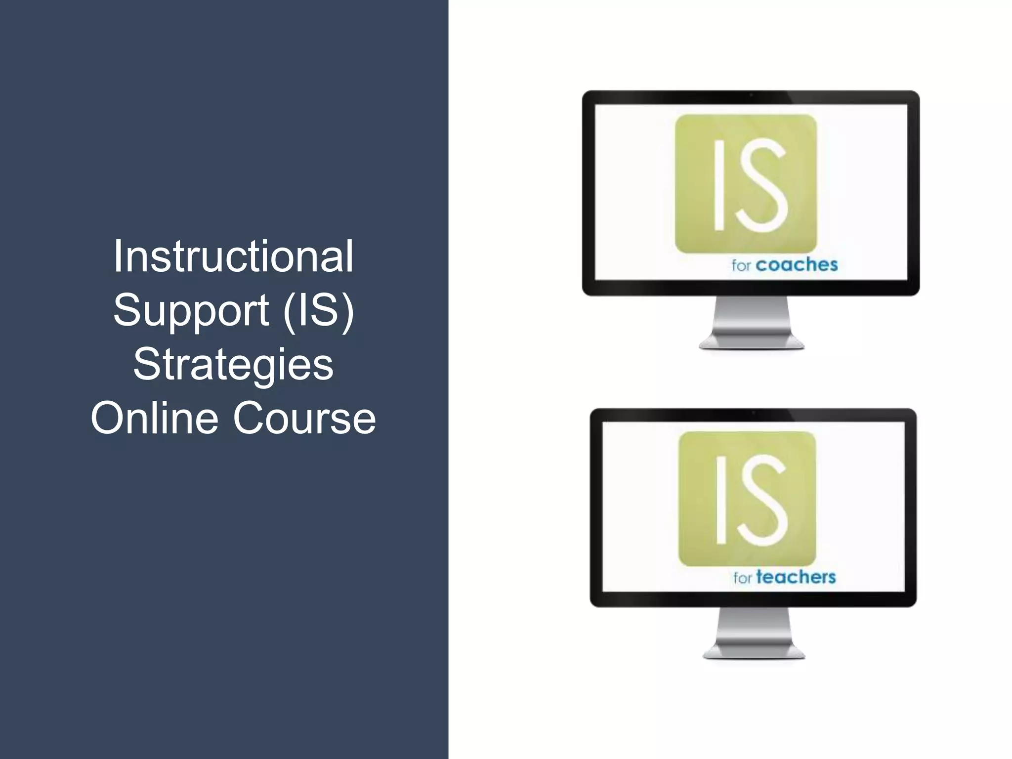 CLASS Instructional Support: An Introduction to Improvement Strategies ...