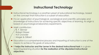 Instructional technology | PDF
