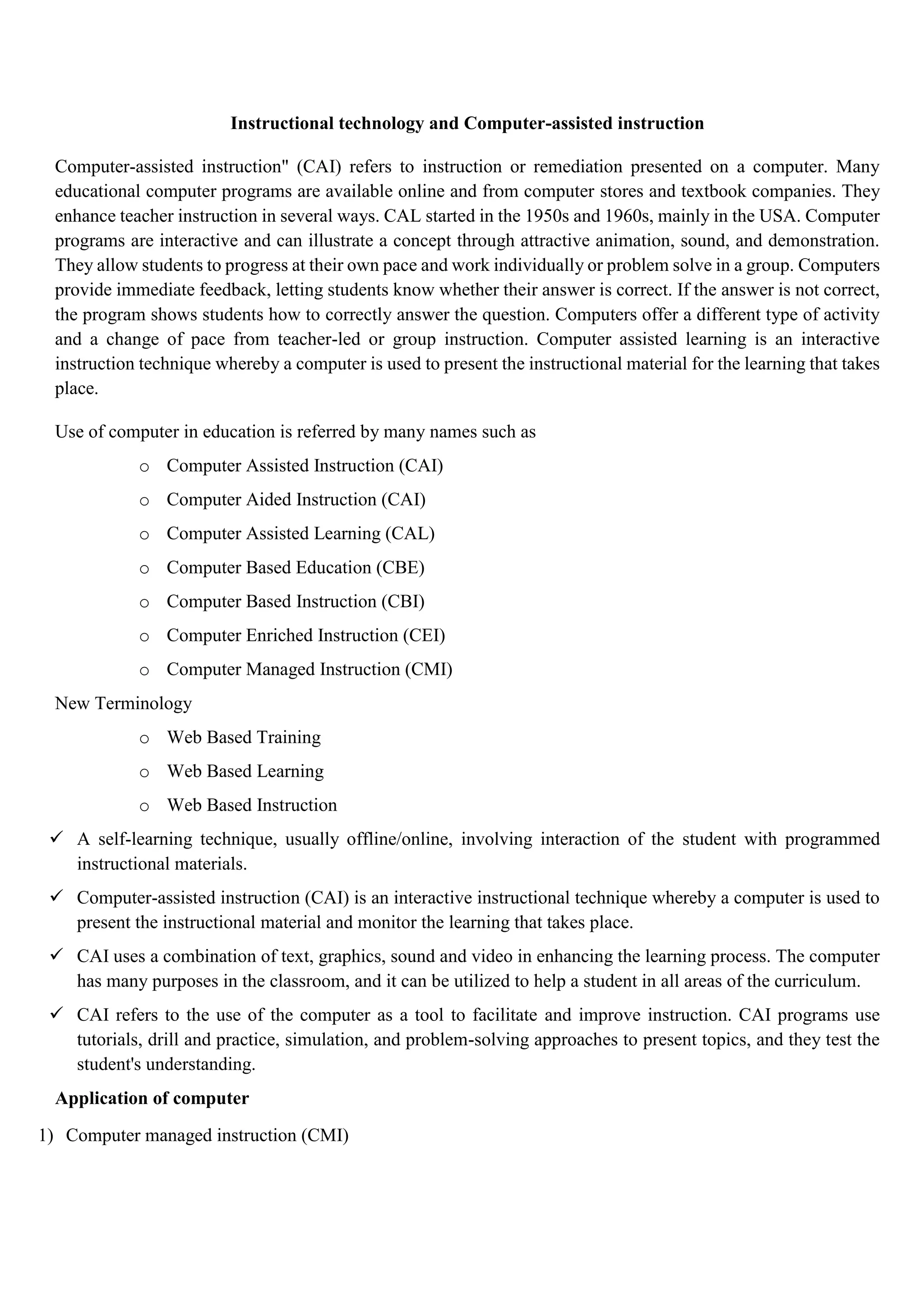 Instructional technology and computer | PDF | Secondary Education ...