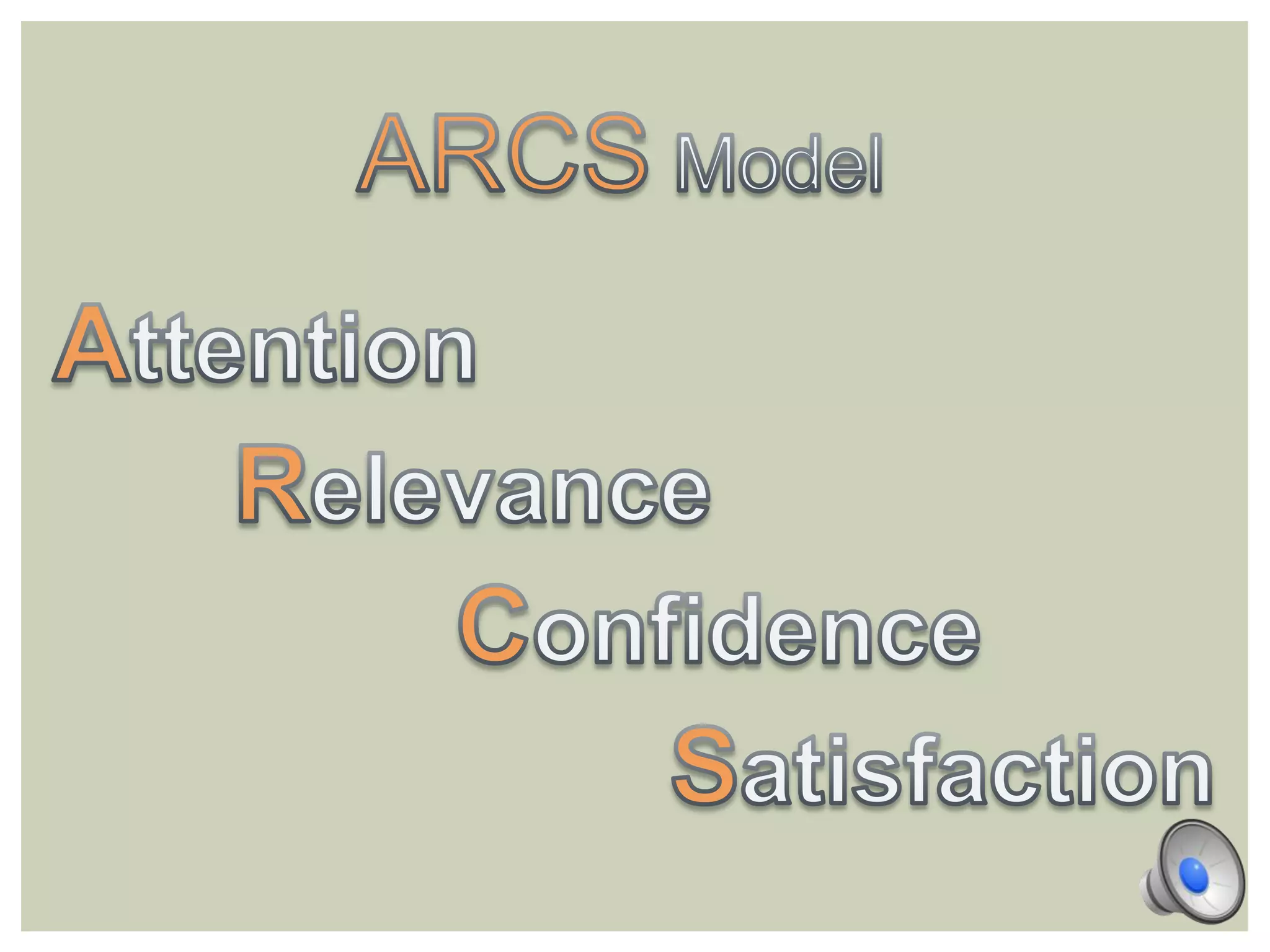 Instructional Theory: ARCS Model | PPTX | Education