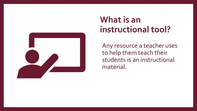 Instructional tool | PPT