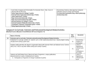 Instructions to fill API ( Annual Progressive Index) | PPT