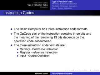 Instruction code | PDF