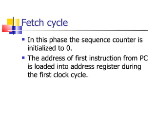 Instruction cycle | PPT