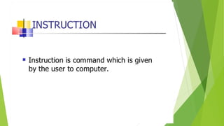 Instruction cycle(For College Seminars) | PPT