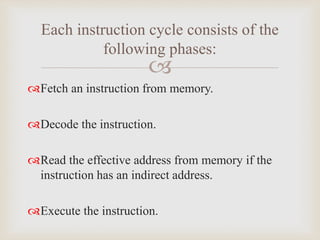Instruction cycle | PPTX