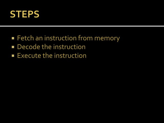 Instruction cycle presentation | PPTX | Data Storage and Warehousing ...