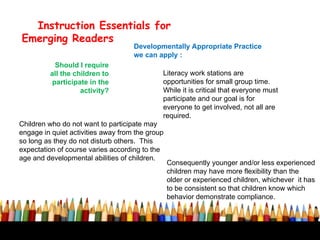 School Instruction for Emerging Readers.ppt