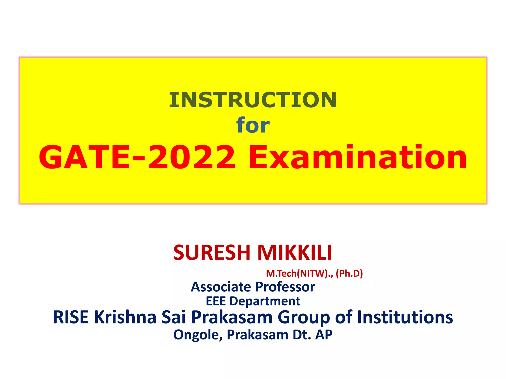 Instruction for GATE Exam.pptx