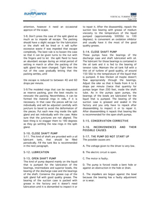 Instruction for installation guidelines vertical turbine pump | PDF