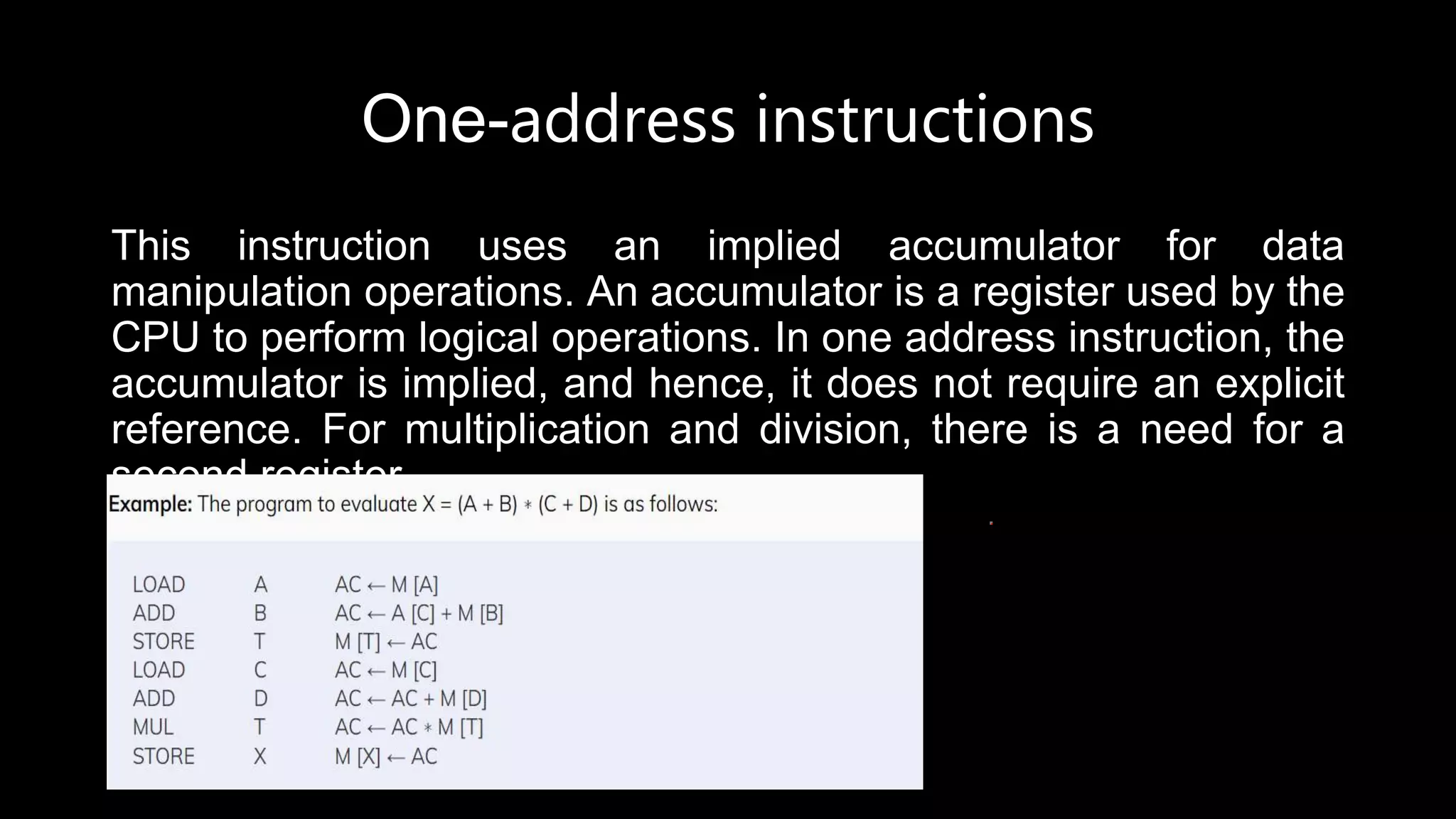 INSTRUCTION FORMAT.pptx | Programming Languages | Computing