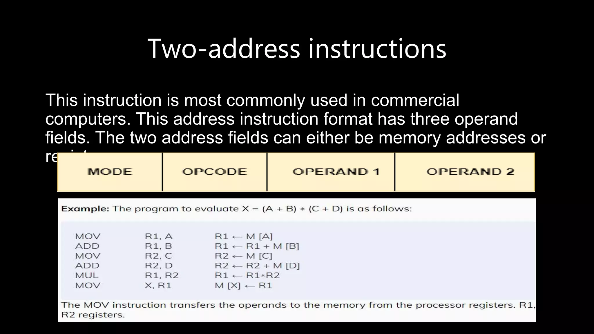 INSTRUCTION FORMAT.pptx | Programming Languages | Computing