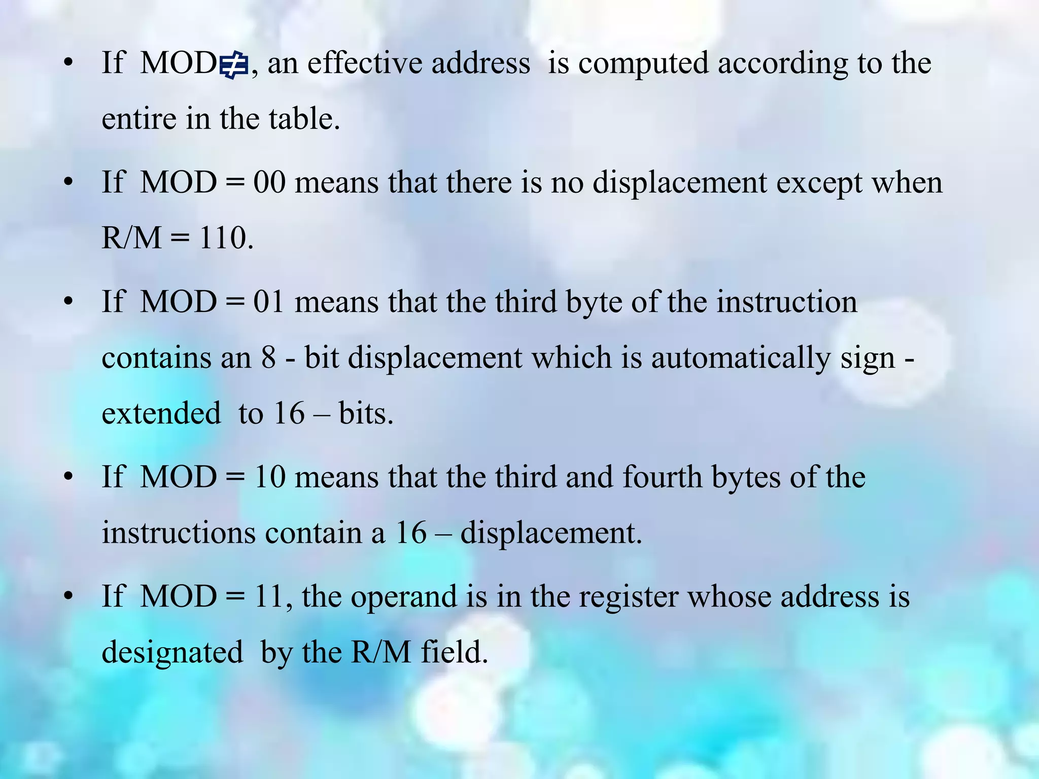 microcomputer architecture-Instruction formats | PPTX