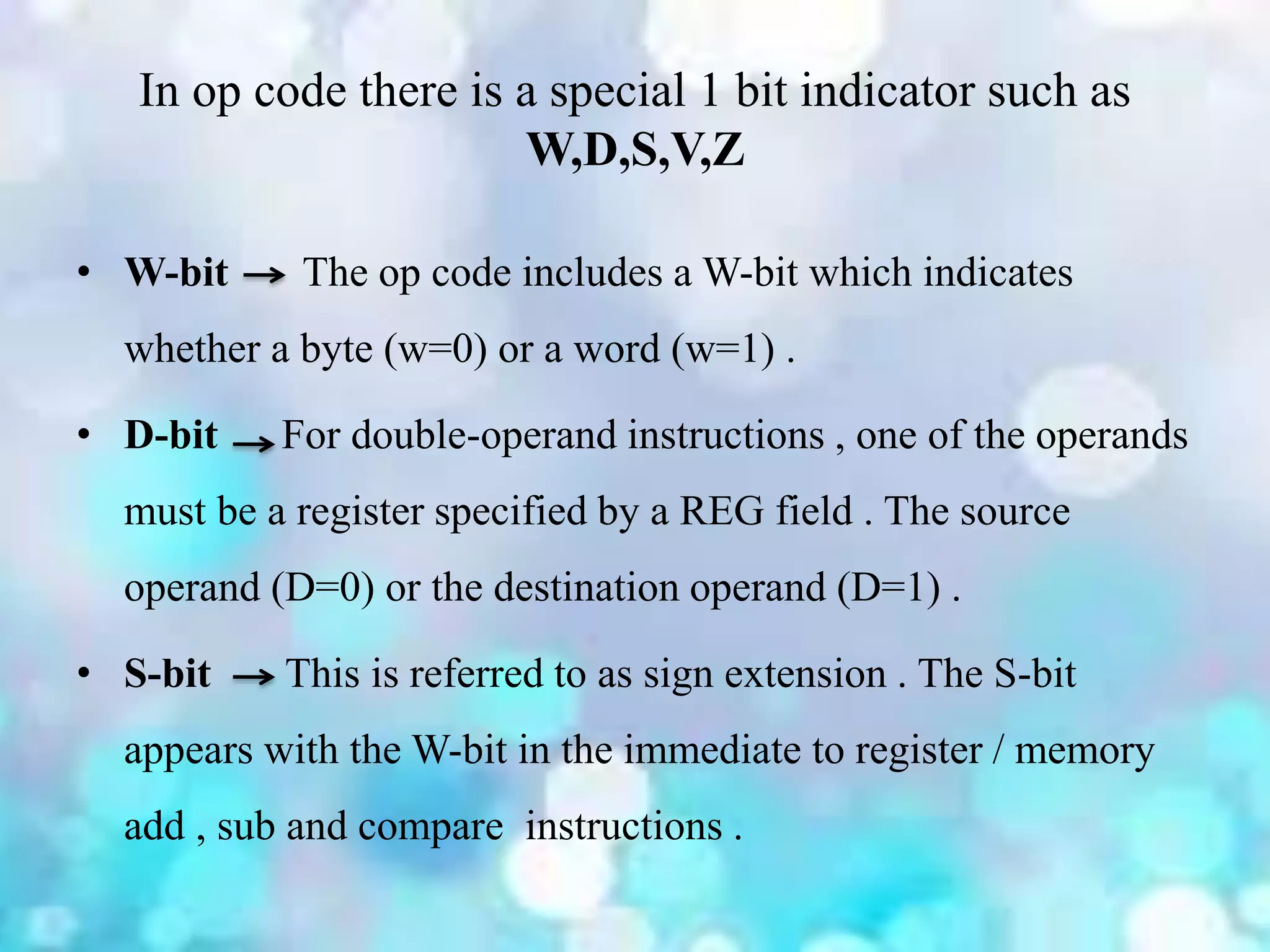 microcomputer architecture-Instruction formats | PPTX
