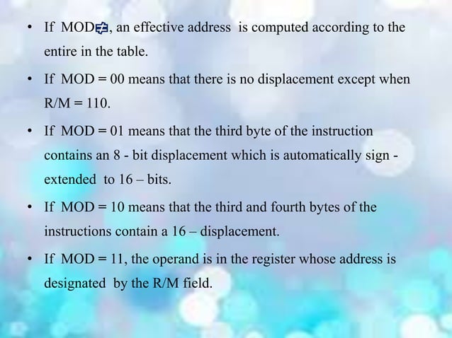 microcomputer architecture-Instruction formats | PPT