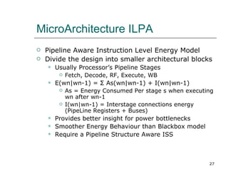 Instruction level power analysis | PPT