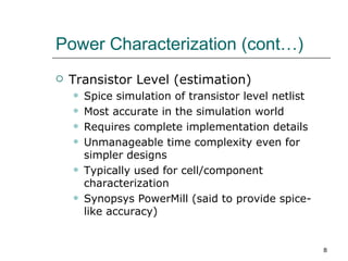 Instruction level power analysis | PPT