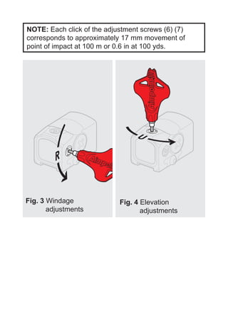 Instruction Manual | Aimpoint Acro C-1 | Optics Trade | PDF