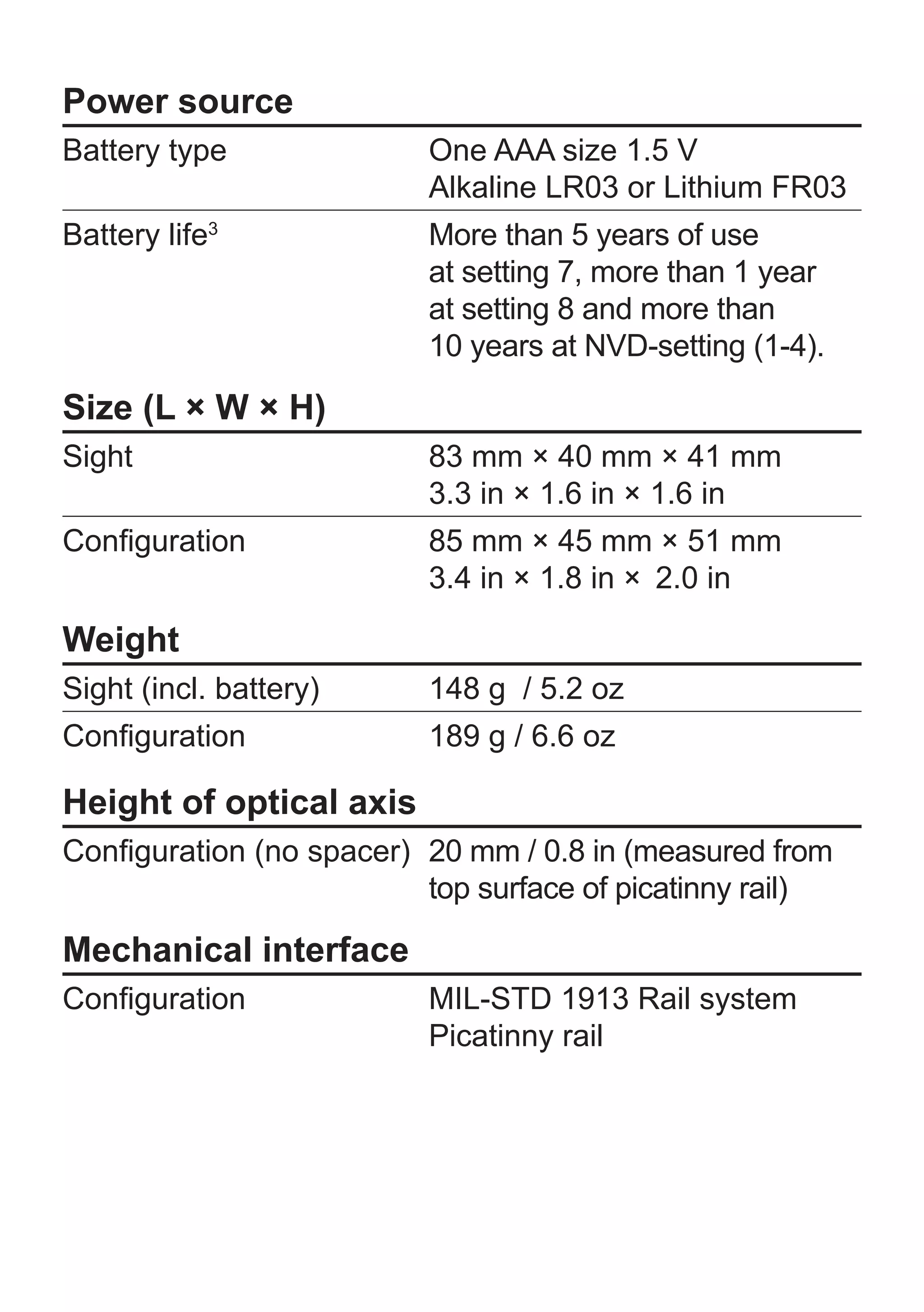 Instruction manual | Aimpoint CompM5 | Optics Trade | PDF