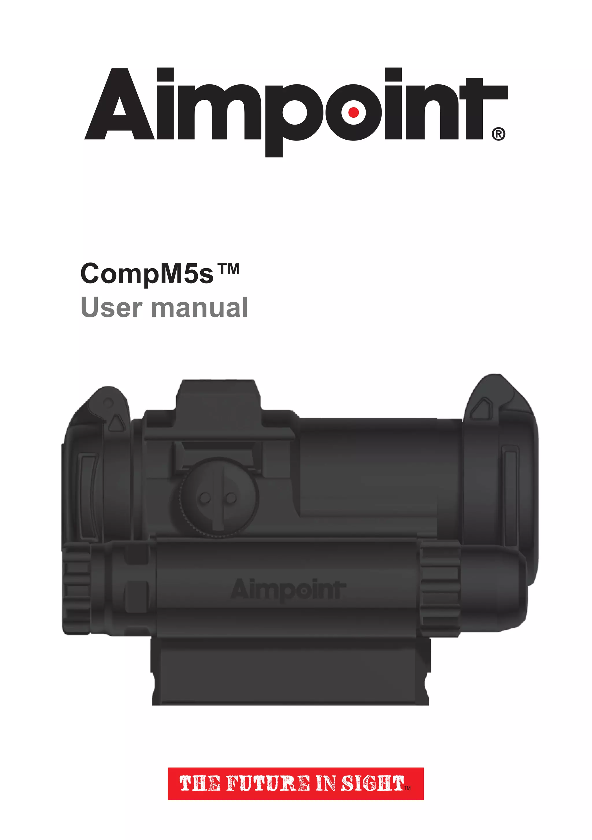 Instruction manual | Aimpoint CompM5s | Optics Trade | PDF
