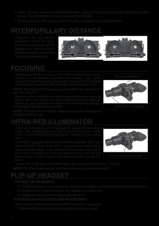 Instruction Manual ATN NVG7 Series NV Goggles | Optics Trade | PDF ...