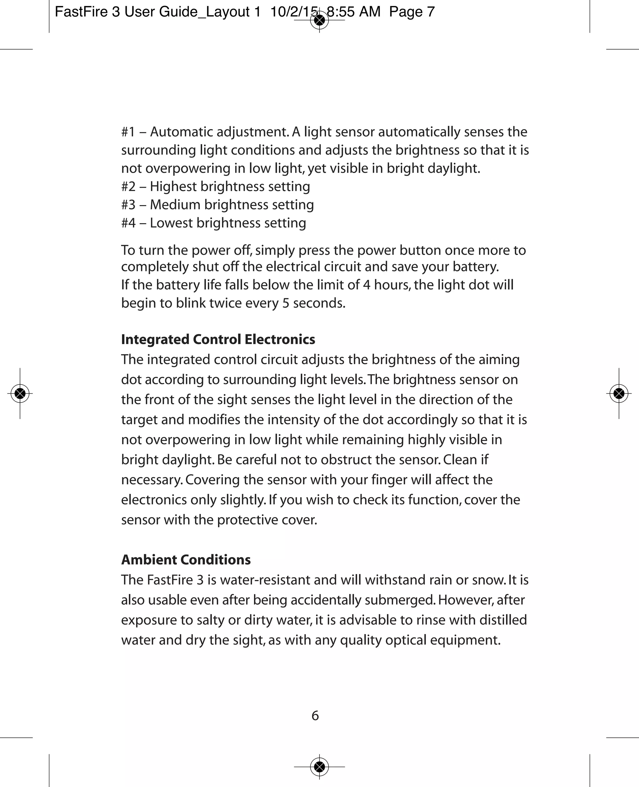 Instruction Manual | Burris Fast Fire III | Optics Trade | PDF