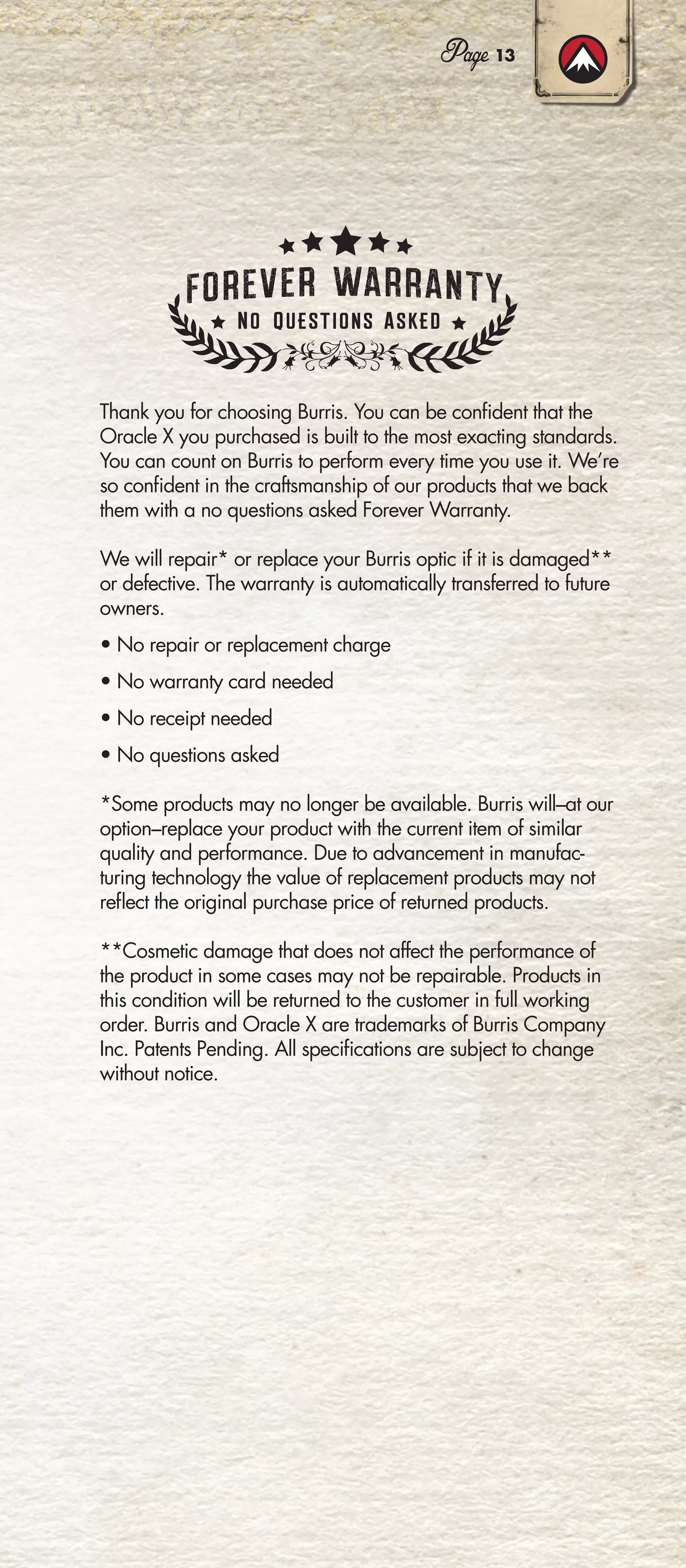 Instruction Manual | Burris Oracle X Rangefinder Crossbow Scope ...