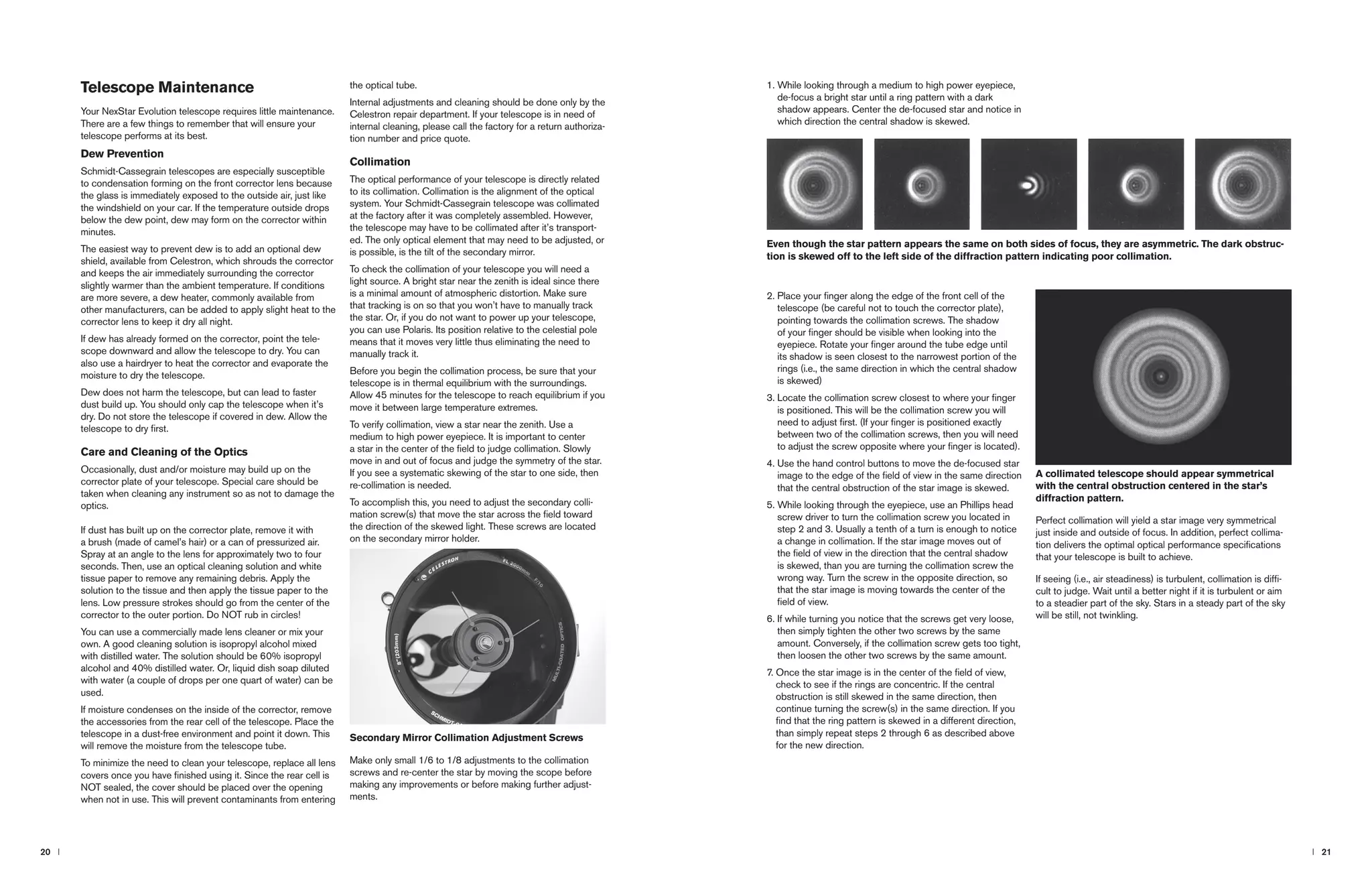 Instruction Manual | Celestron NexStar Evolution Telescopes | Optics ...