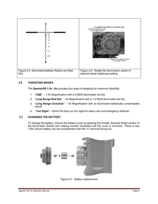 Instruction Manual | Elcan Specter DR 1.5-6x42 Riflescope | Optics ...