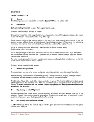 Instruction Manual | Elcan Specter DR 1.5-6x42 Riflescope | Optics ...