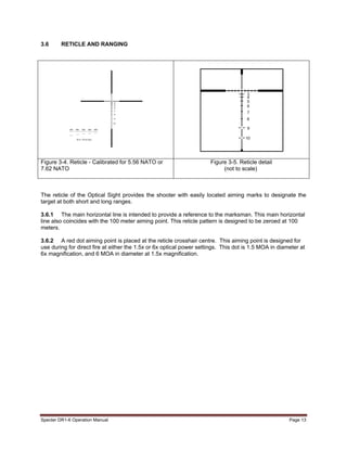 Instruction Manual | Elcan Specter DR 1.5-6x42 Riflescope | Optics ...