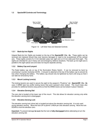 Instruction Manual | Elcan Specter DR 1.5-6x42 Riflescope | Optics ...
