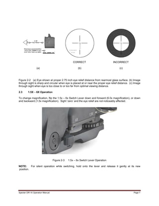 Instruction Manual | Elcan Specter DR 1.5-6x42 Riflescope | Optics ...