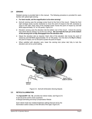 Instruction Manual | Elcan Specter DR 1.5-6x42 Riflescope | Optics ...