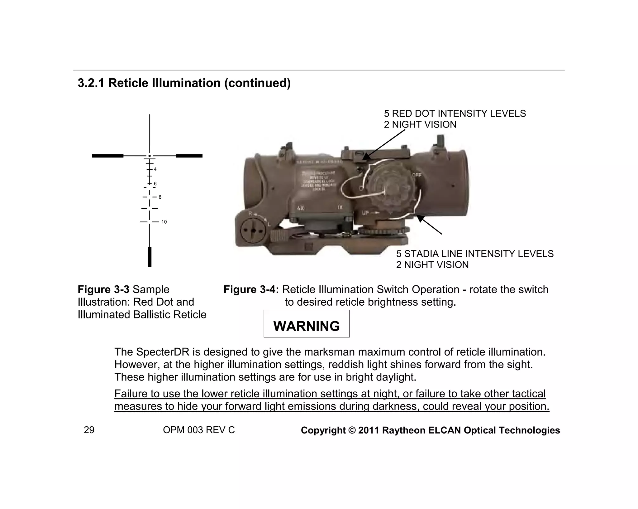 Instruction Manual | Elcan Specter DR 1-4x32 Riflescope | Optics Trade ...
