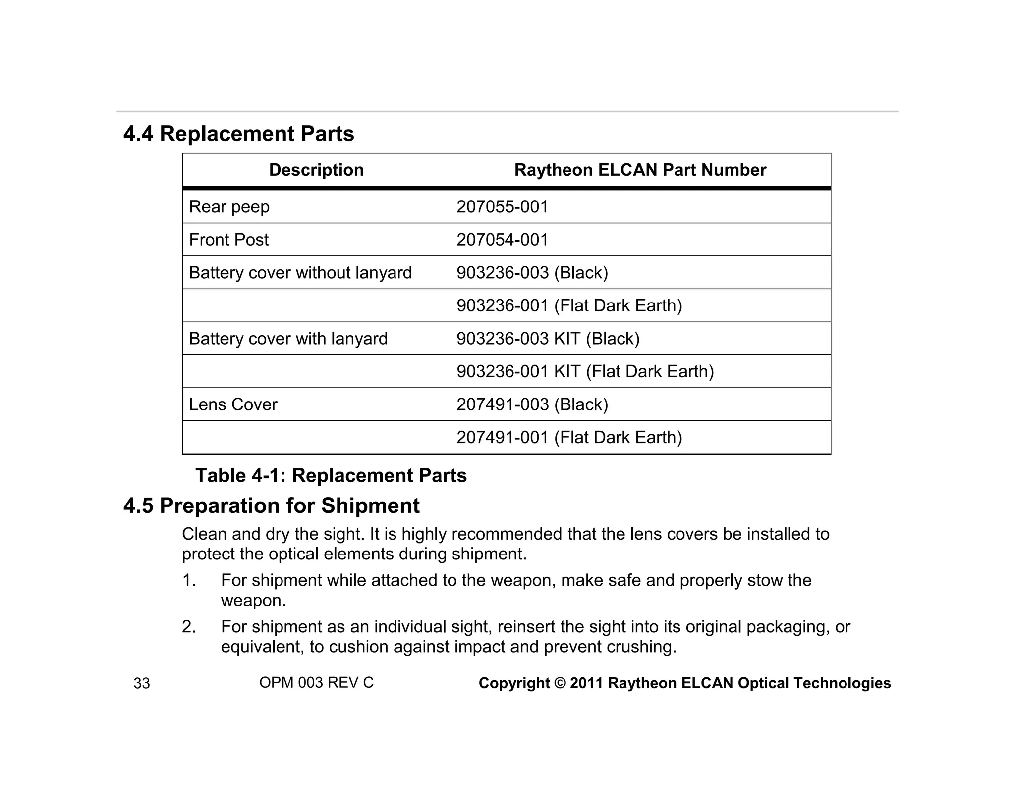 Instruction Manual | Elcan Specter DR 1-4x32 Riflescope | Optics Trade ...