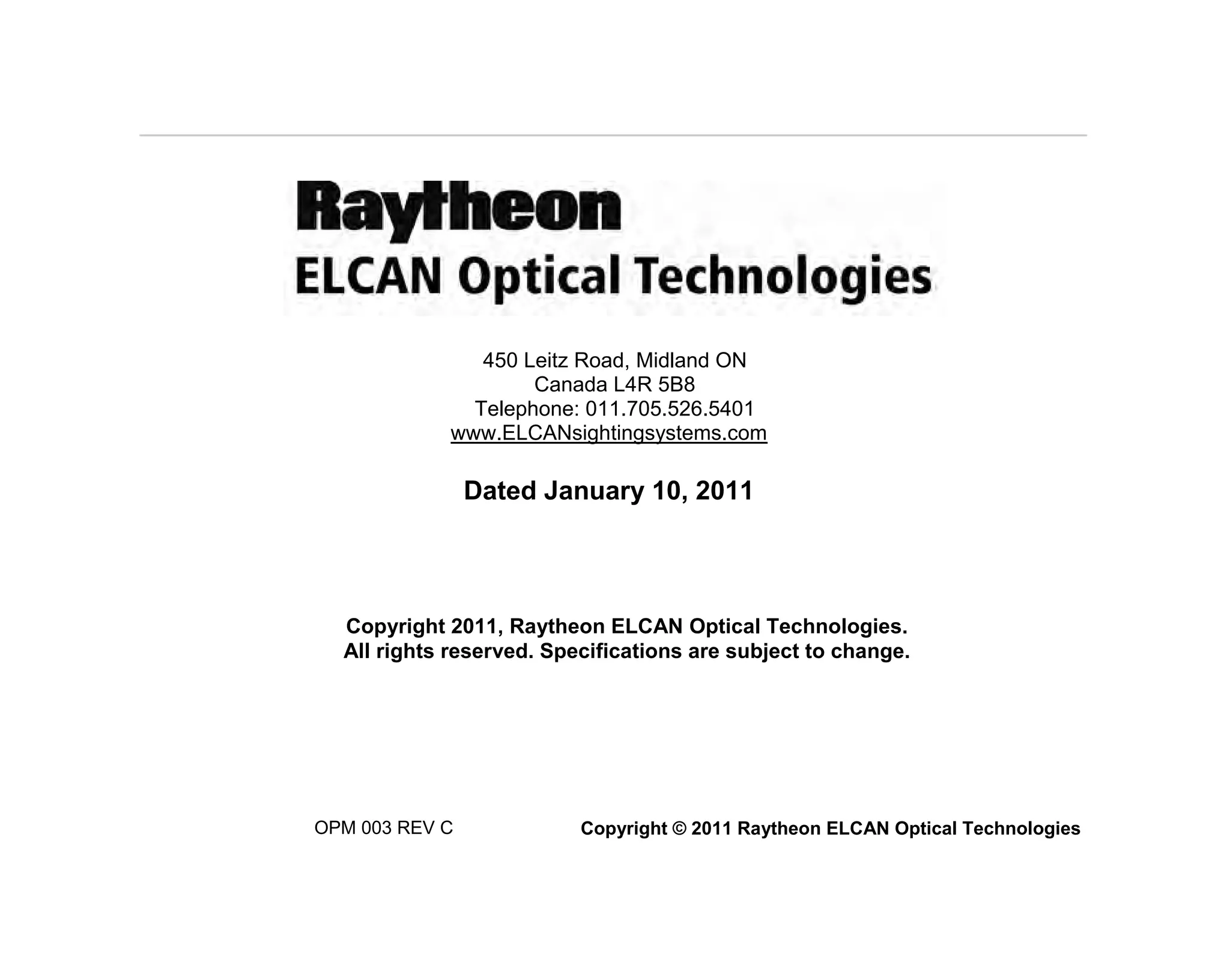 Instruction Manual | Elcan Specter DR 1-4x32 Riflescope | Optics Trade ...
