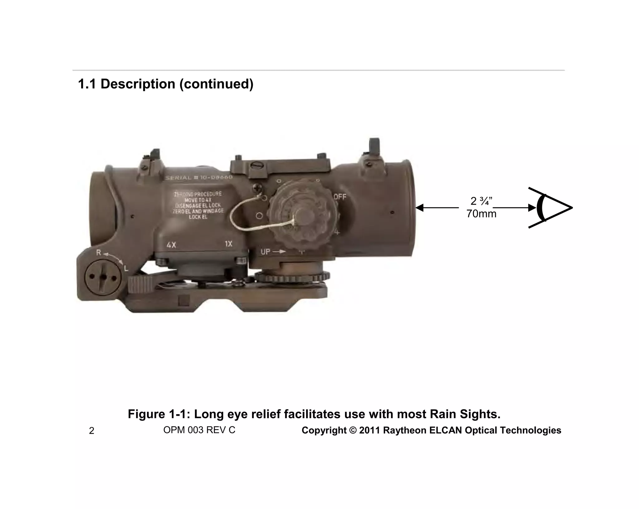 Instruction Manual | Elcan Specter DR 1-4x32 Riflescope | Optics Trade ...