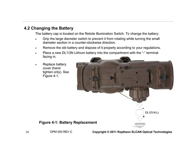 Instruction Manual | Elcan Specter DR 1-4x32 Riflescope | Optics Trade ...