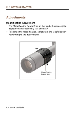 Instruction Manual | EOTech Vudu X 1-6x24 | Optics Trade | PDF
