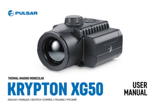 Instruction Manual | Pulsar Krypton FXG50 Thermal Imaging Front ...