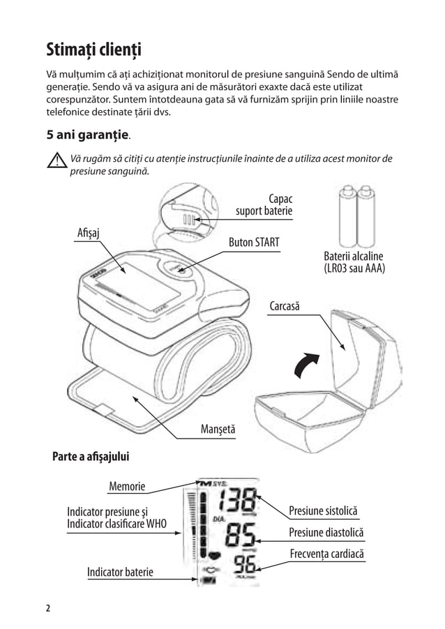 Instruction manual sendo_smart_romanian | PDF