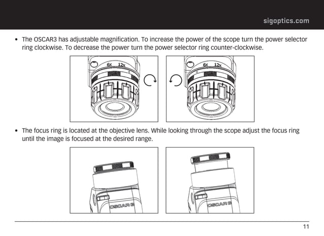 Instruction Manual | Sig Sauer Oscar3 Spotting Scope | Optics Trade | PPT